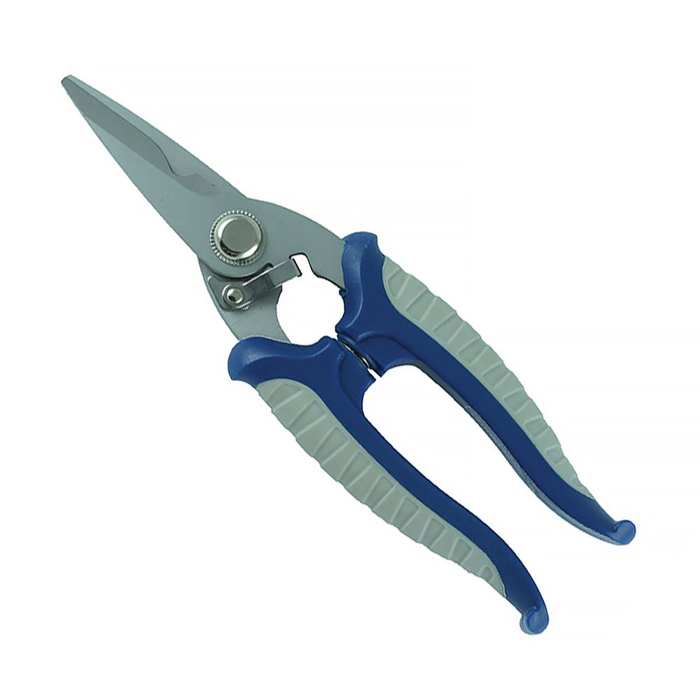 STERLING Multi Purpose 7" 185mm High Tensile Snips Stainless Steel Blu ...