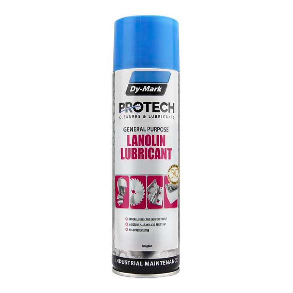 DY-MARK Protech Lanolin Lubricant 400g Spray Aerosol General Purpose ...