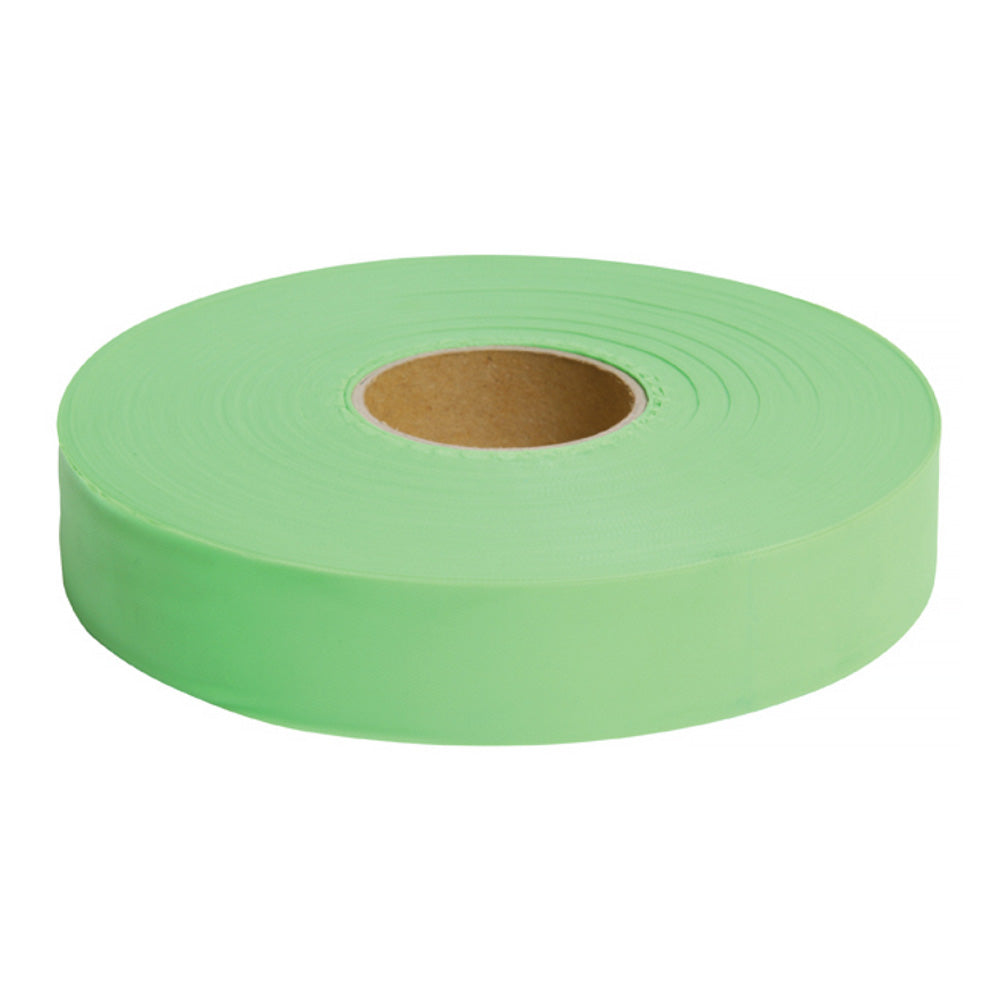 DYMARK Survey Tape 25mm x 100m Fluro Green Roll Flagging Marking Surve ...
