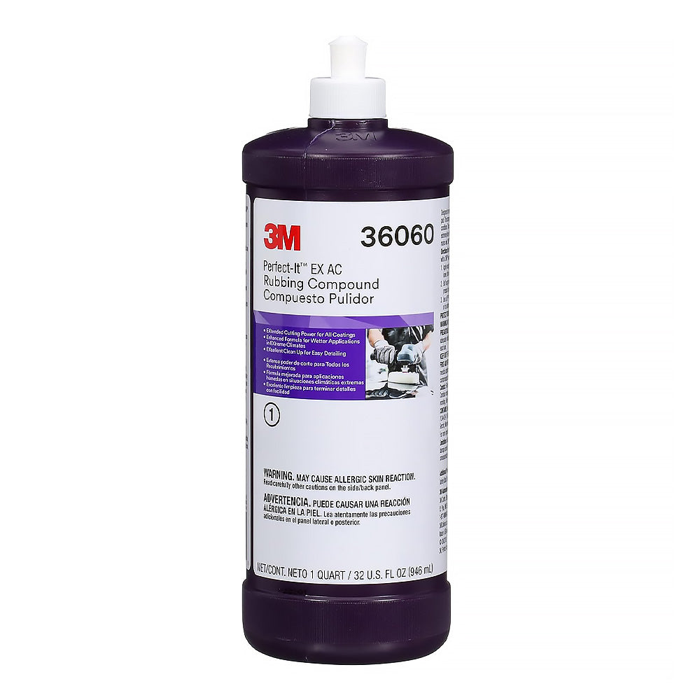 3M Perfect It EX AC Rubbing Compound 946mL 36060 P1200 Scratch Remover ...