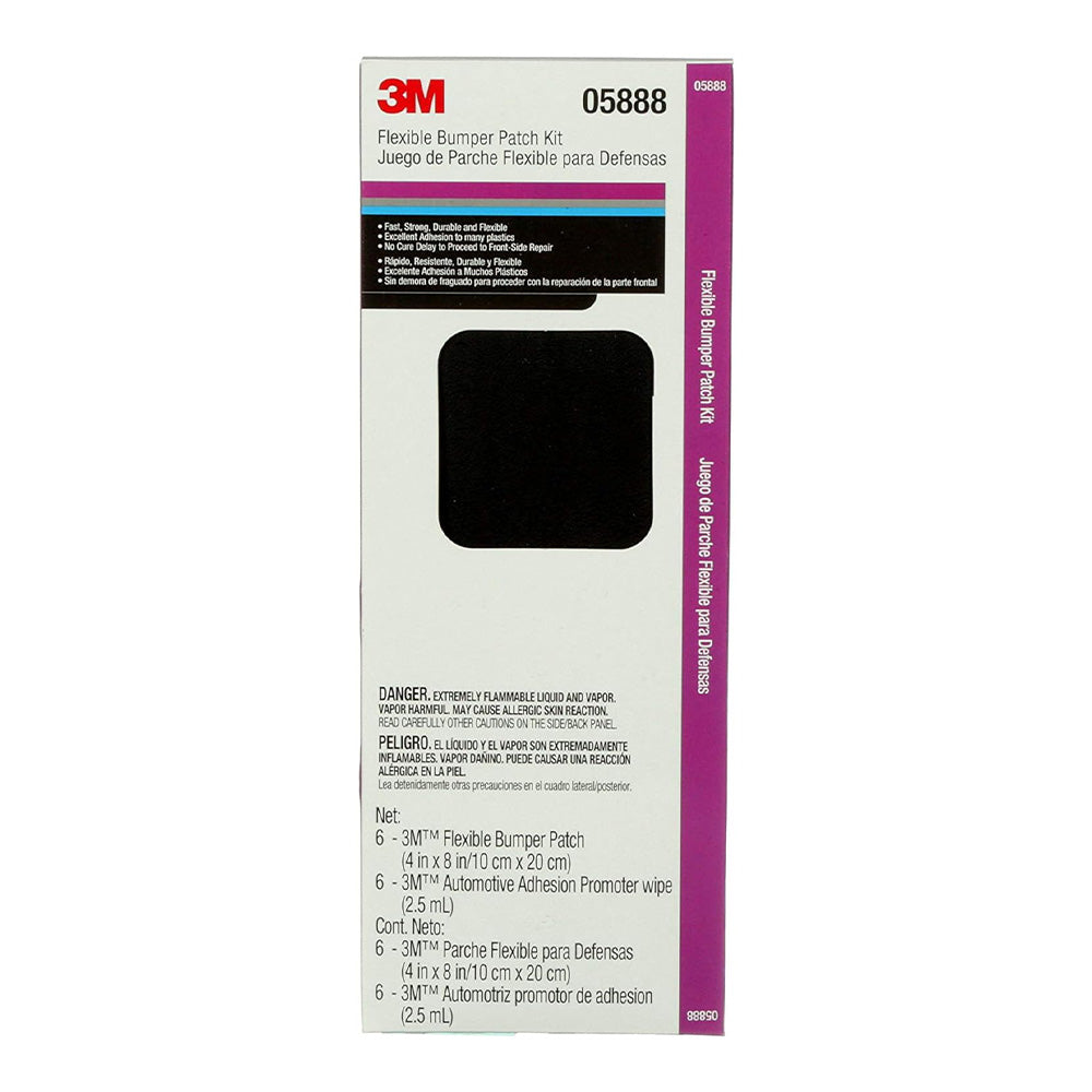 3M 05888 Flexible Bumper Plastic Patch Automotive Repair Kit ...