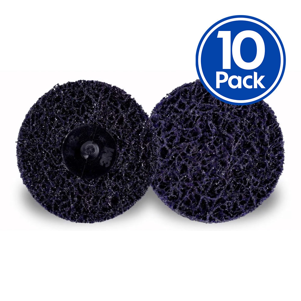 3M 21541 Scotch-Brite Roloc Clean & Strip XT Pro Discs TR 3" x 10 Pack ...