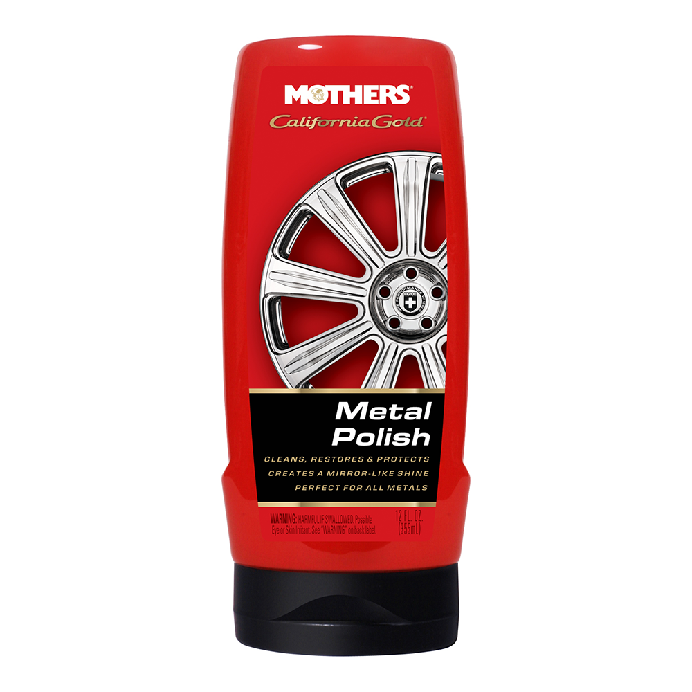 MOTHERS California Gold Metal Polish 335ml Clean Shine Protect All Met ...