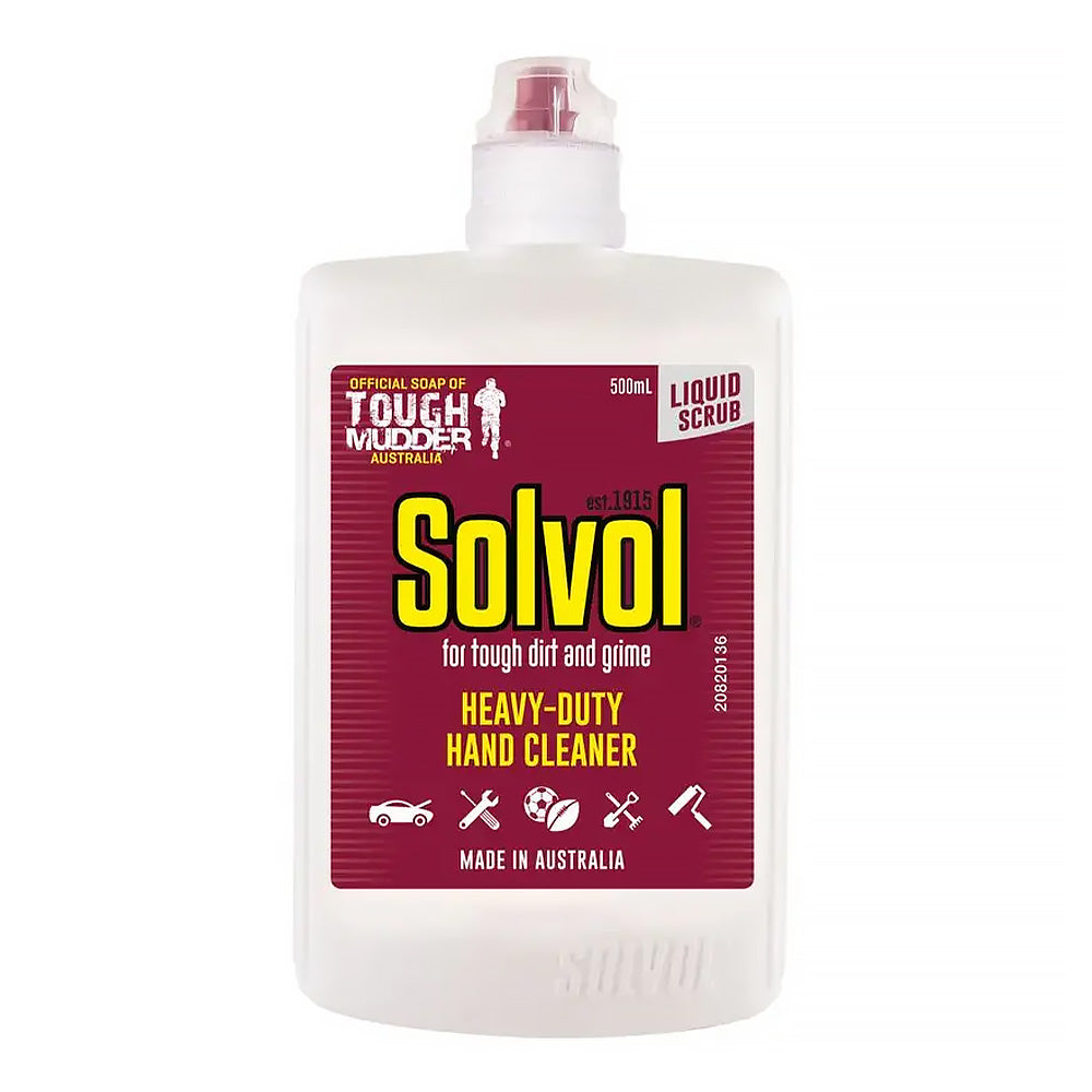SOLVOL Heavy Duty Hand Cleaner 500ml Liquid Scrub – Wholesale Paint Group