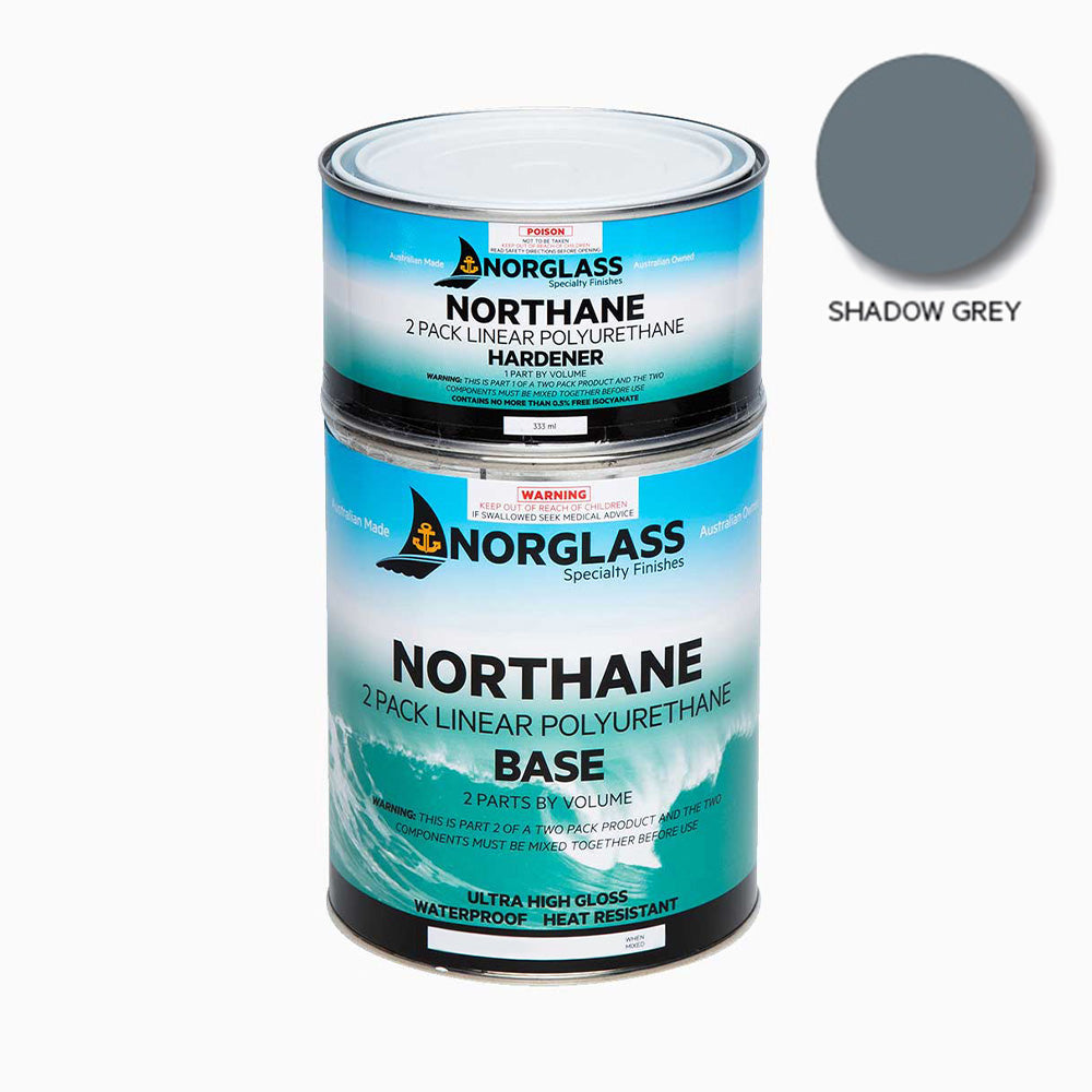 NORGLASS Northane Marine 2 Pack Linear Polyurethane 500ml Shadow Grey ...