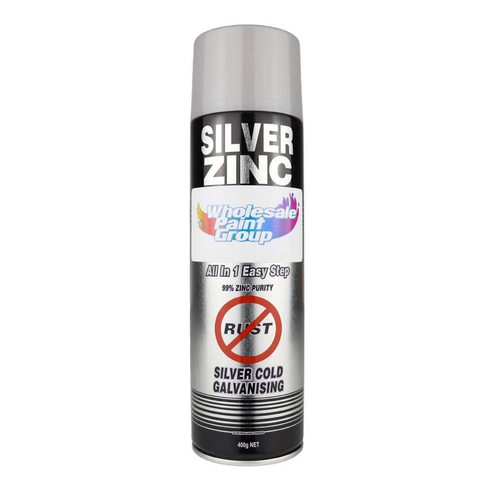 SILVER ZINC SUPPLIES 3 in 1 Cold Galvanising Metal Primer Silver 400g ...