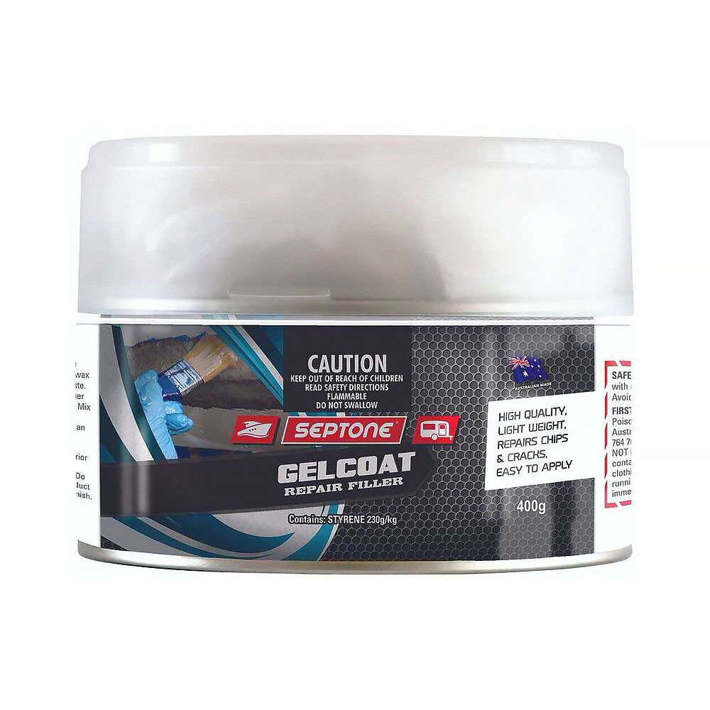 SEPTONE Boat Care Marine Gelcoat Repair Body Filler 400g with Hardener ...