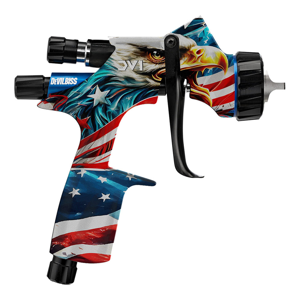 DEVILBISS Limited Edition DV1-B Plus Screaming Eagle HVLP Basecoat Spr ...