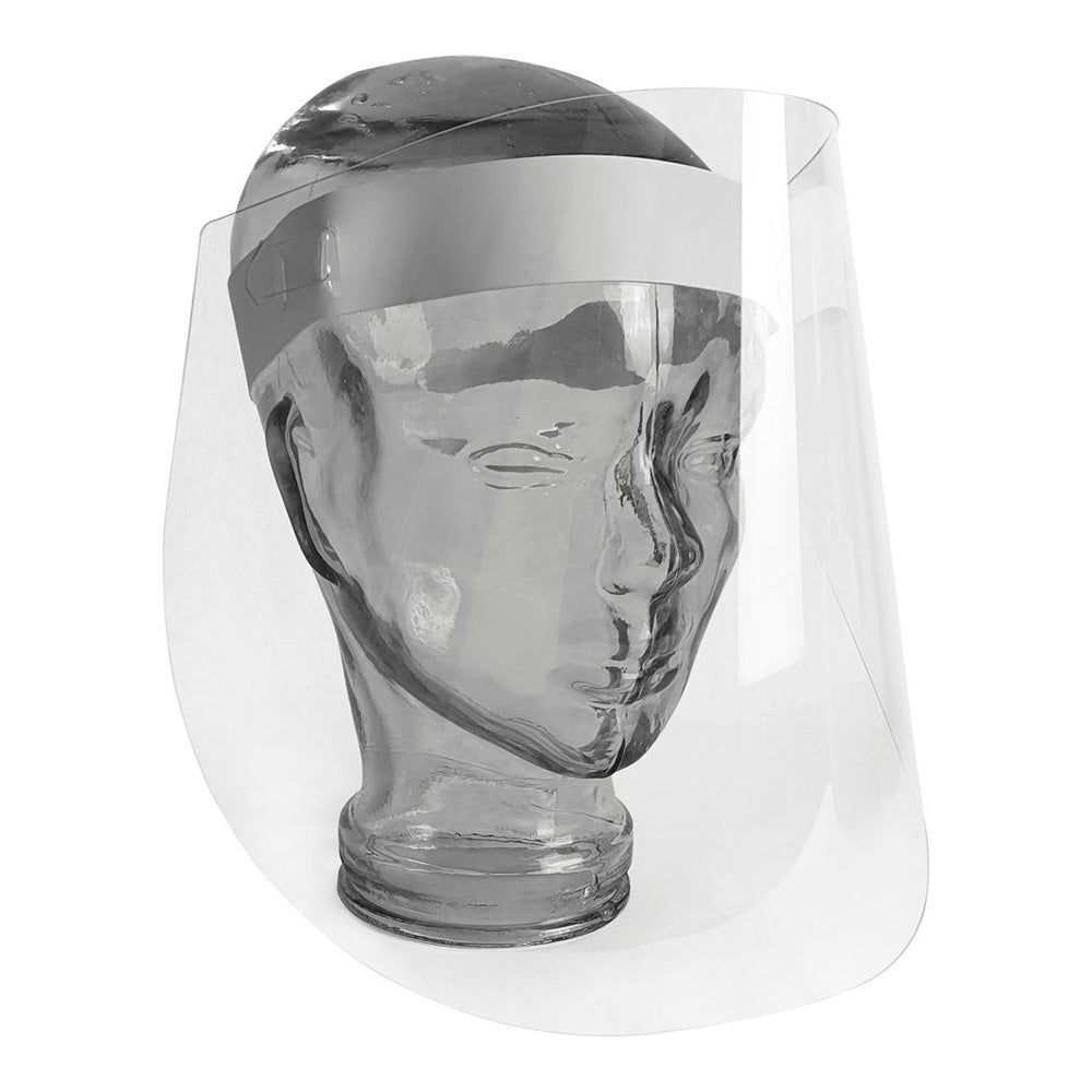 MAXISAFE Disposable Clear Face Shield Universal Size Certified Eye Pro ...