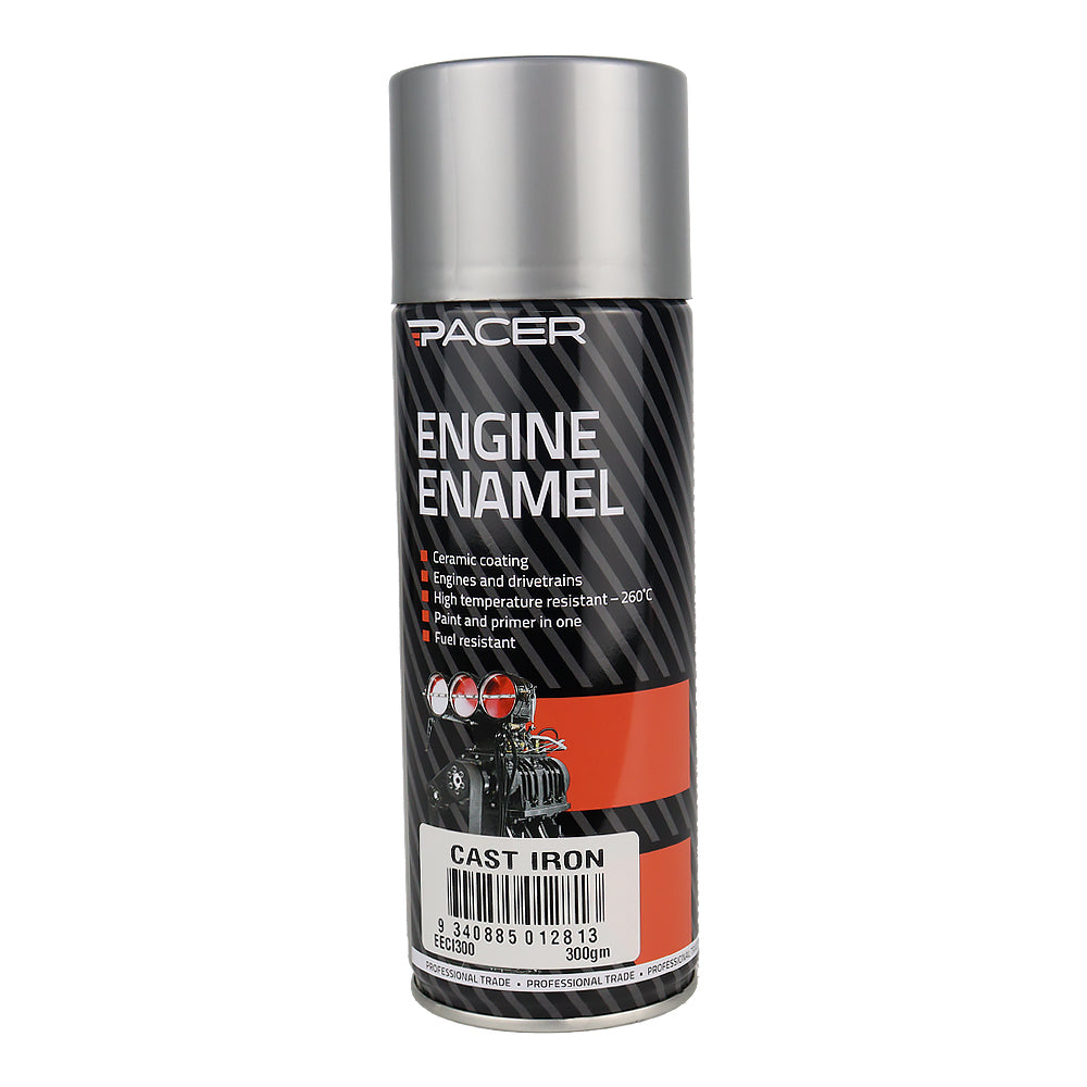 PACER Engine Enamel Cast Iron 300gm Aerosol High Temperature Spray Pai ...