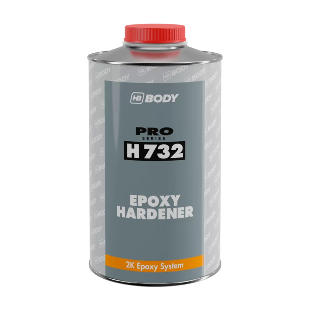 HB Body H732 Epoxy Hardener 1L Use With P989 Primer & P988 Chassis Coa ...