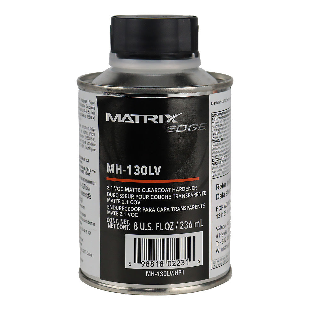 MATRIX EDGE MH-130LV Matt Clearcoat Hardener 2:1 VOC 236ml Automotive ...
