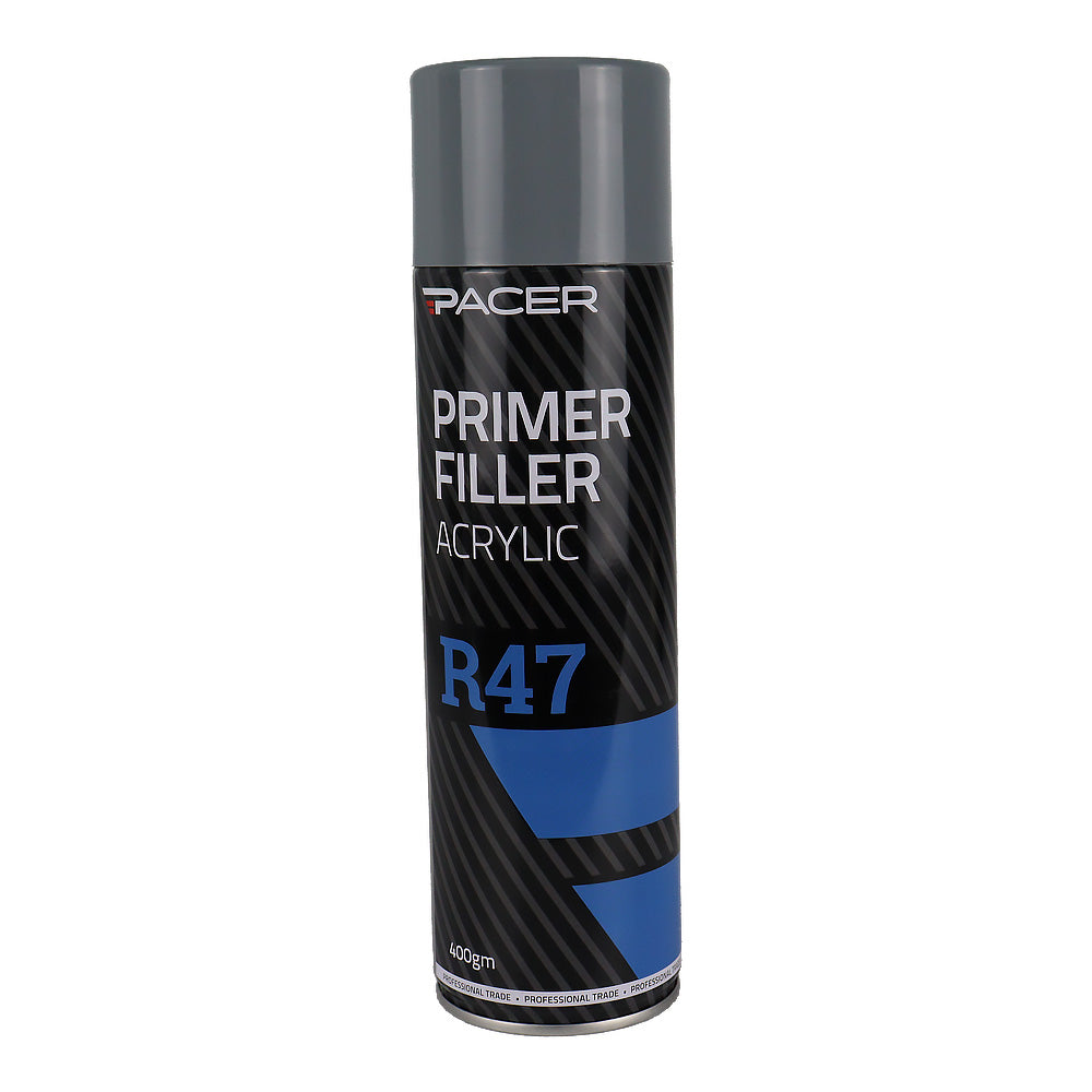 PACER R47 Primer Filler Acrylic 400gm High-Build Spray Primer Filler ...