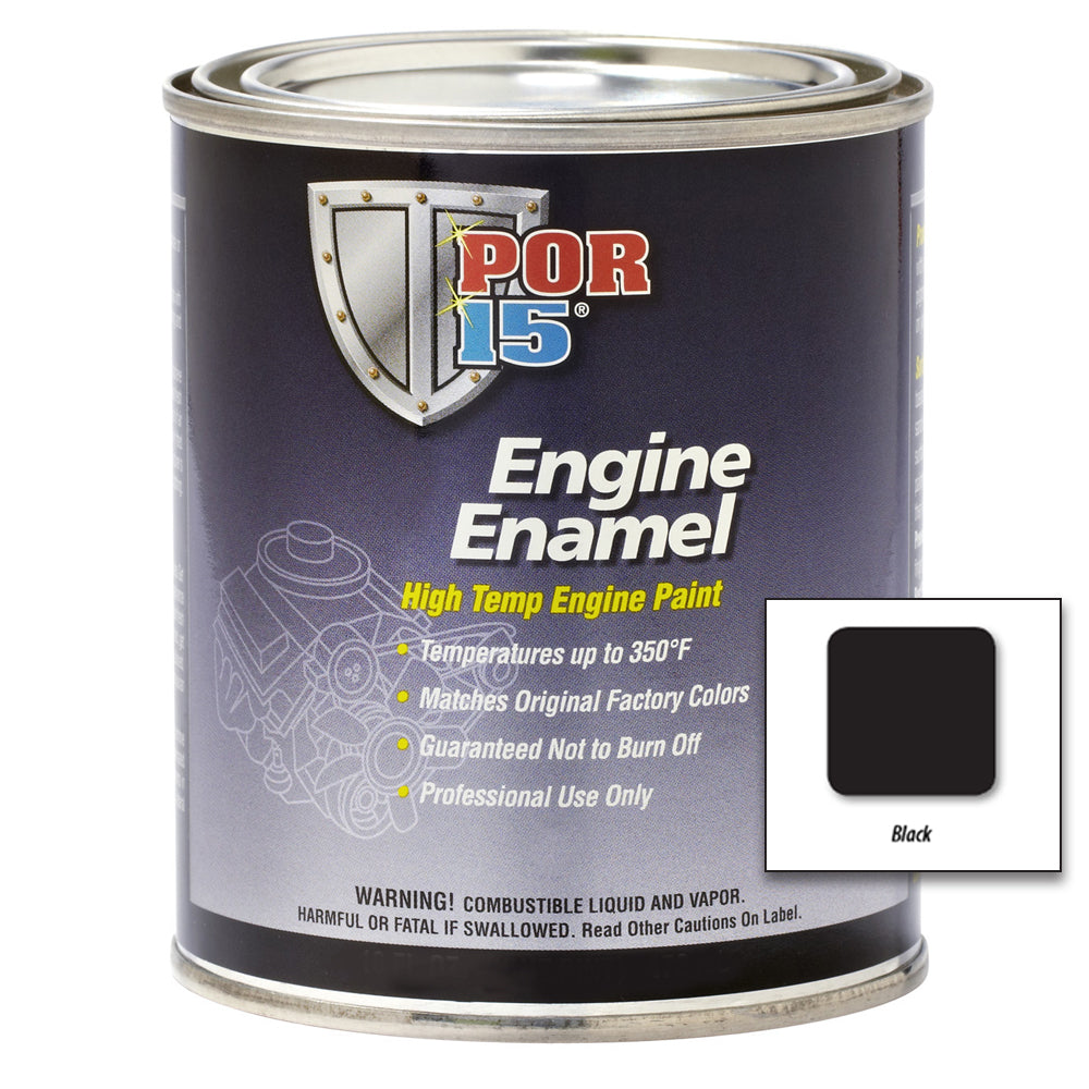 POR15 Engine Enamel 946ml Black High Temperature Engine Paint ...