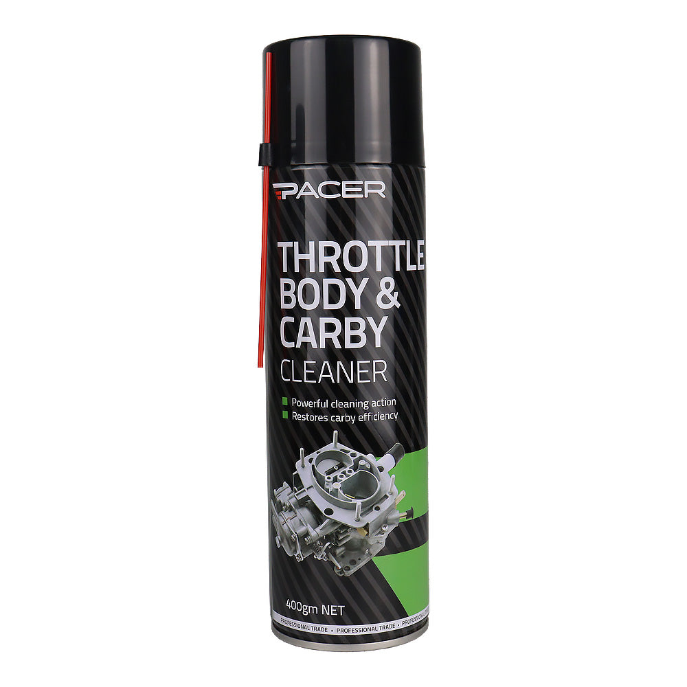PACER Throttle Body & Carby Cleaner 400gm Fuel System Spray Degreaser ...