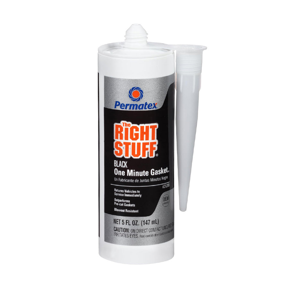 PERMATEX The Right Stuff Black 1 Minute Gasket Maker 147ml Cartridge P ...