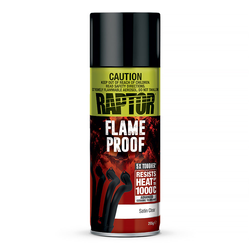 U-POL Raptor High Temp Flameproof Primer Spray Paint Aerosol 295g Grey ...