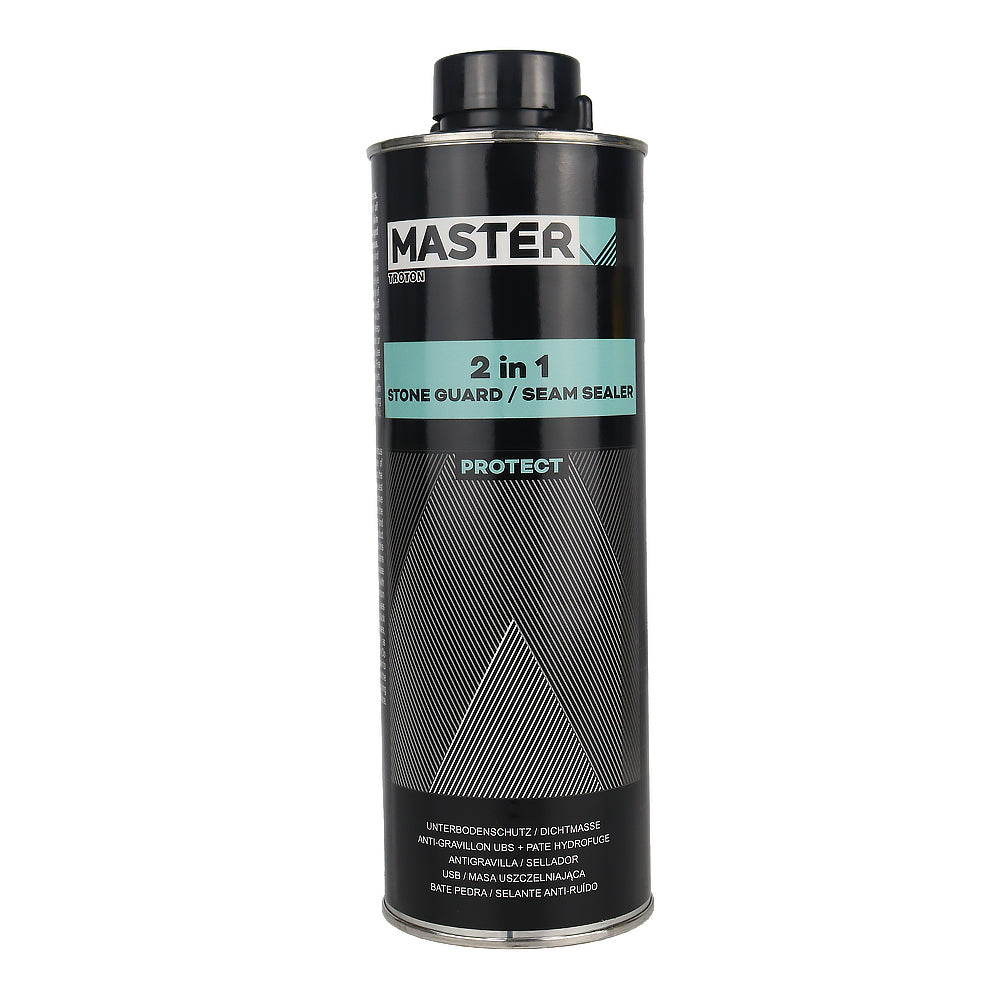 TROTON Master 2 in 1 Stone Guard Black 1L Anti-Chip Protective Automot ...