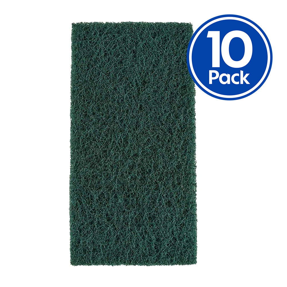 VELOCITY Green Heavy Duty Coarse Scouring Hand Pad 115mm x 225mm x 10 ...