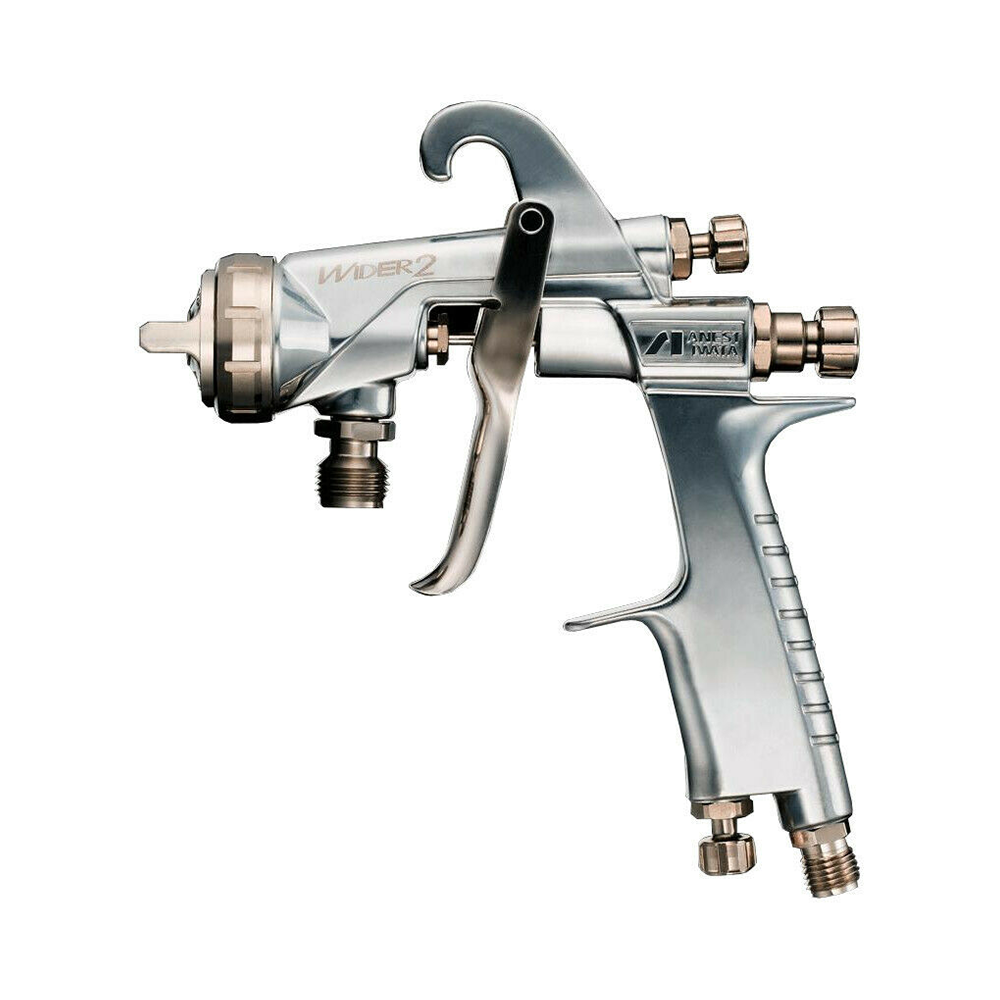 ANEST IWATA WIDER2 Pressure Spray Gun 1.5 mm LV2 Cap WIDER2154P Auto P ...