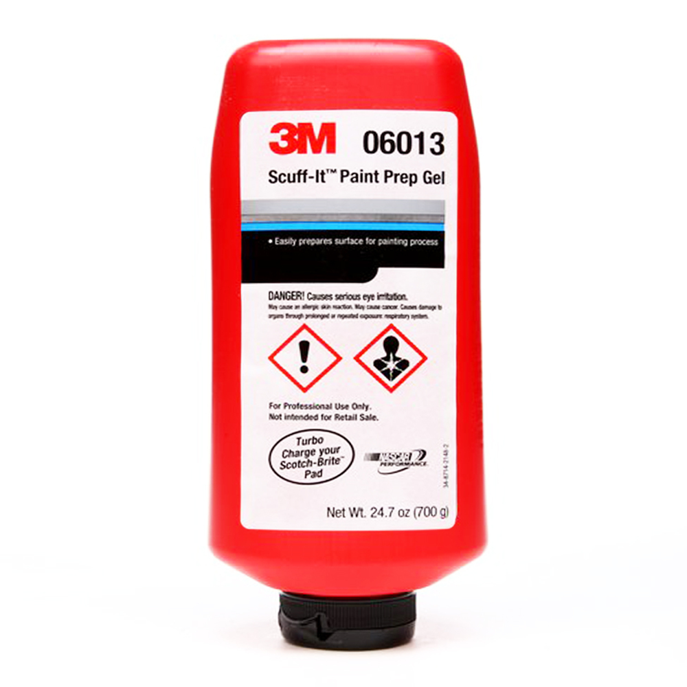 3M 06013 Scuff-It Paint Prep Gel 700g No Residue Cleans Plastic Rubber ...