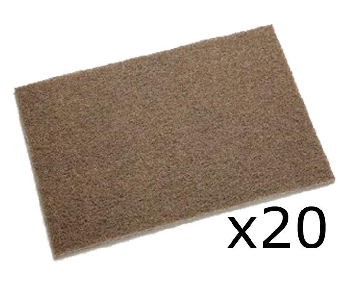 3M 7440 Scotch Brite Heavy Duty Hand Pad 20 Pack 152mm x 228mm ...