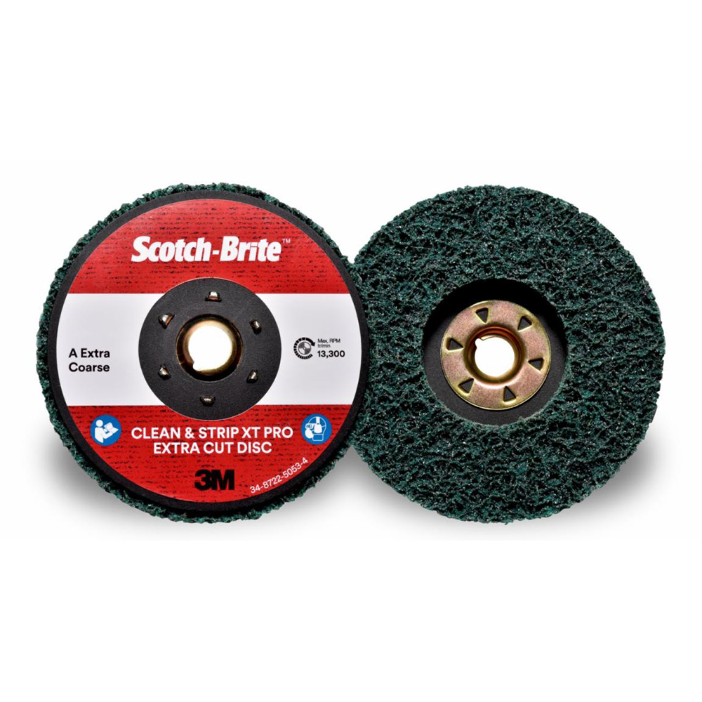 3M Scotch Brite Clean and Strip XT Pro Extra Cut Stripping Disc 125mm ...