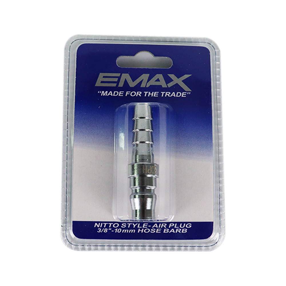 EMAX 3/8" - 10mm Hose Barb Nitto Style Air Plug – Wholesale Paint Group