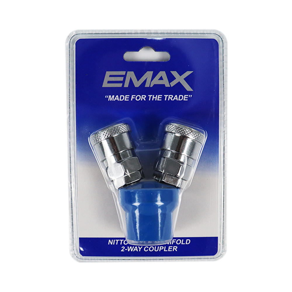 EMAX Nitto Style Manifold 2-Way Coupler – Wholesale Paint Group