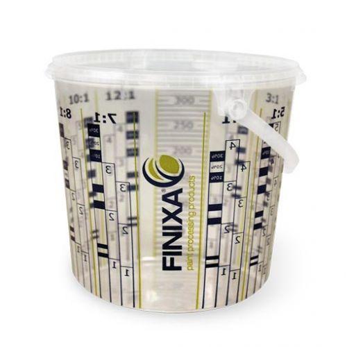 FINIXA Calibrated Graduated Paint Mixing Cup Buckets 5L x 10 Pack ...