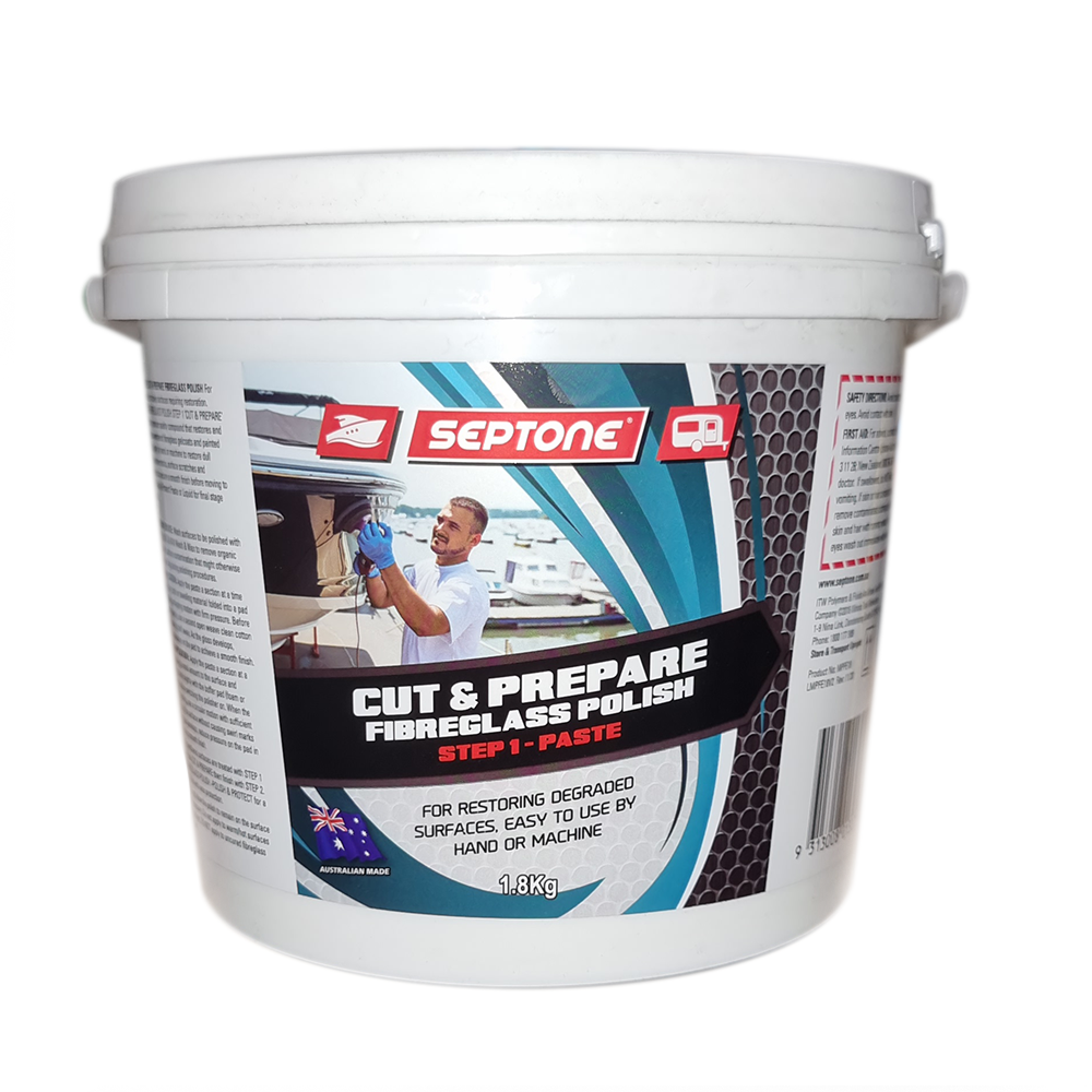 SEPTONE Boatcare Marine Cut & Prepare Fiberglass Gelcoat Polish Paste ...