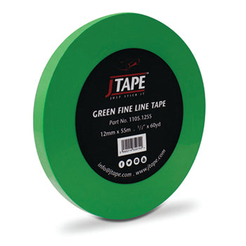JTape Green Line Fine Line Tape 12mm x 55m Straight – Wholesale Paint Group