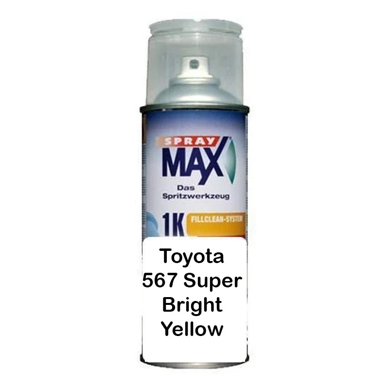 Auto Car Touch Up 298 ml Paint Can for Toyota 567 Super Bright Yellow ...