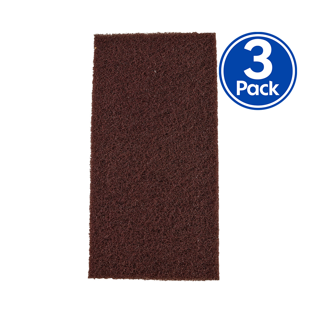 Velocity Maroon Medium Scouring Hand Pad 115mm x 225mm 3 Pack ...