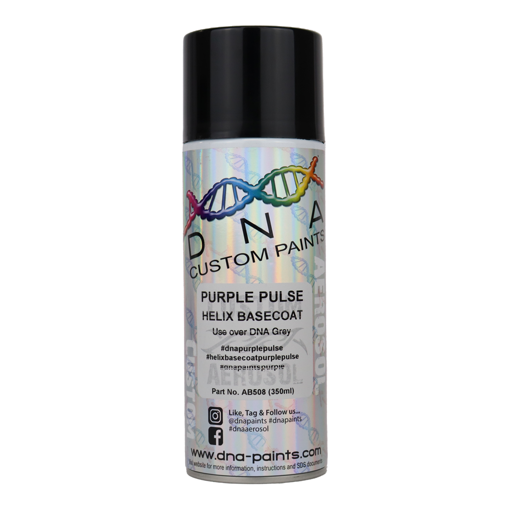 DNA PAINTS Helix Basecoat Spray Paint 350ml Aerosol Purple Pulse ...