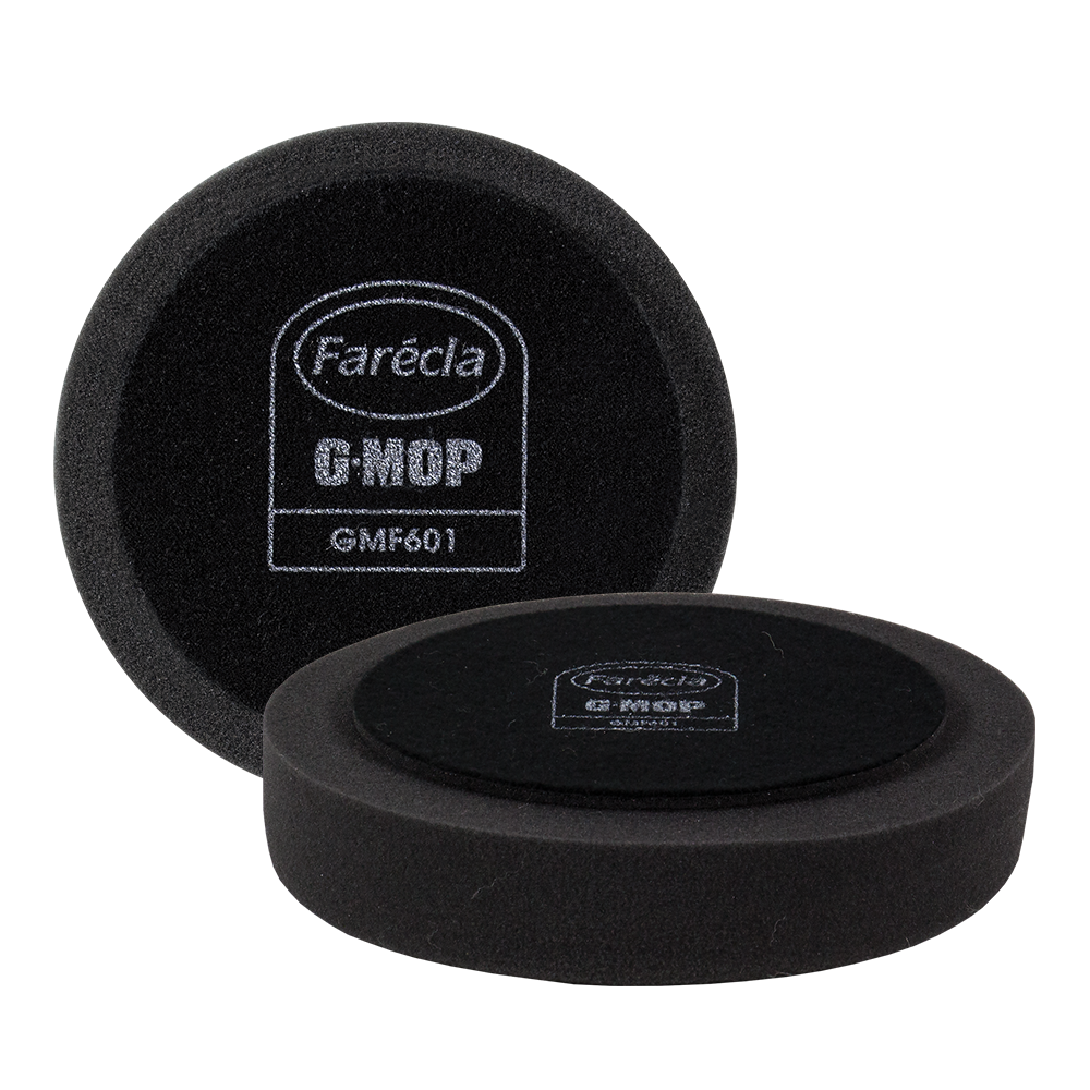 FARECLA G Mop 6" (150mm) Black Hook & Loop Finishing Foam Pads x 2 Pac ...