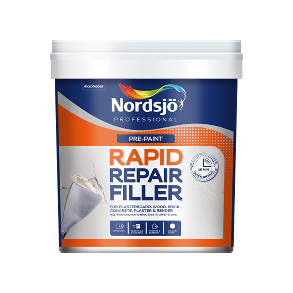 Nordsjo Professional Rapid Repair Filler 1kg Tub – Wholesale Paint Group